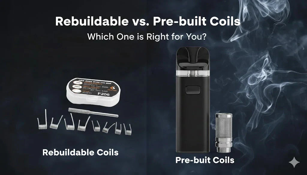 Rebuildable vs. Pre-built Coils